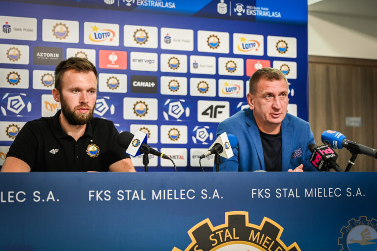 Conference after the match against Piast Gliwice - FKS Stal Mielec SA